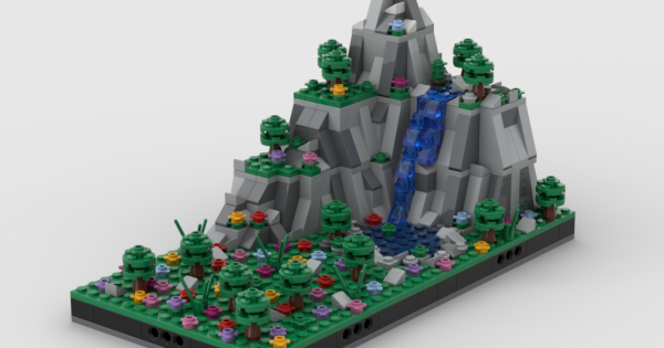 How to build LEGO Rockery - Tutorials