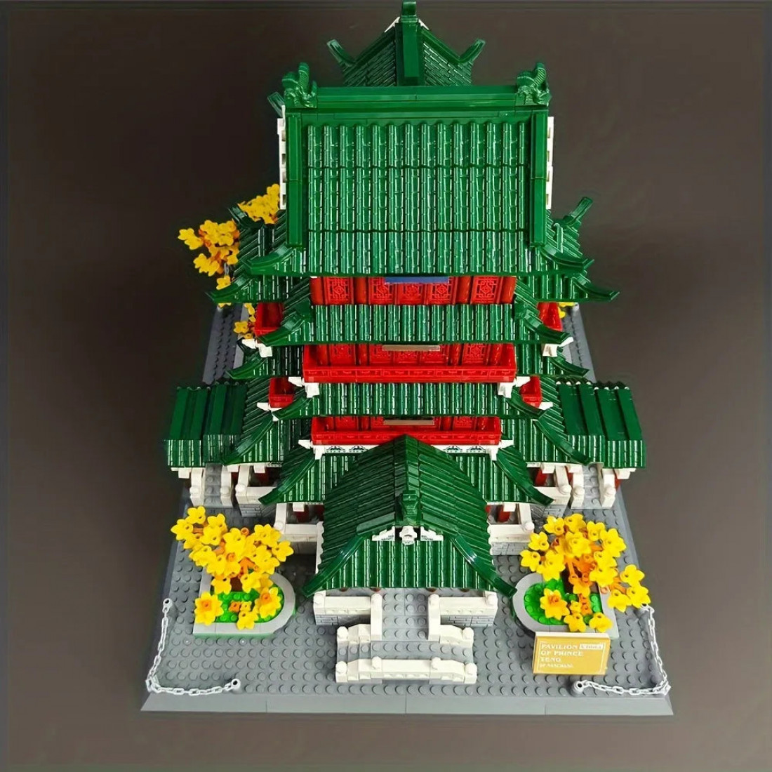 architecture famous pavilion of prince teng bricks toy - architecture ...