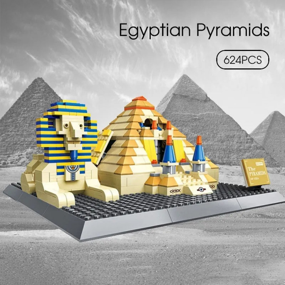 architecture moc egypt pyramid sphinx bricks kids toys - architecture ...
