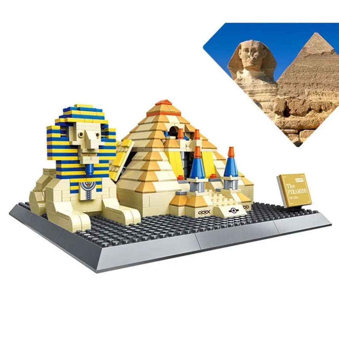 architecture moc egypt pyramid sphinx bricks kids toys - architecture ...