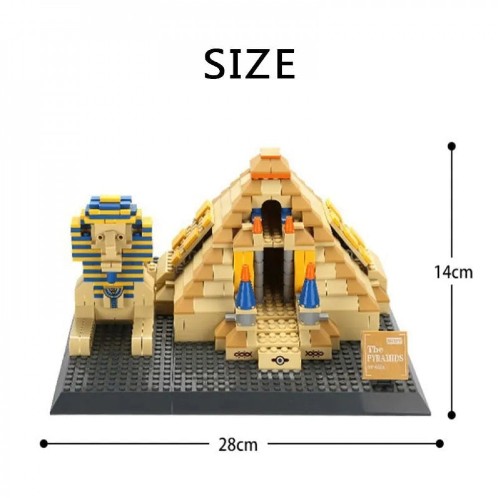 architecture moc egypt pyramid sphinx bricks kids toys - architecture ...