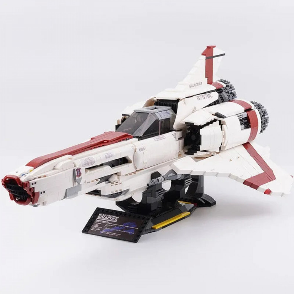 battlestar galactica colonial viper mkii bricks toy moc 9424 ...