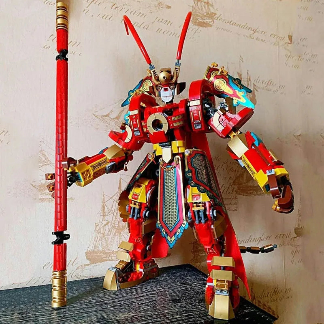 building block moc 70001 monkey kid king warrior mech bricks toy ...