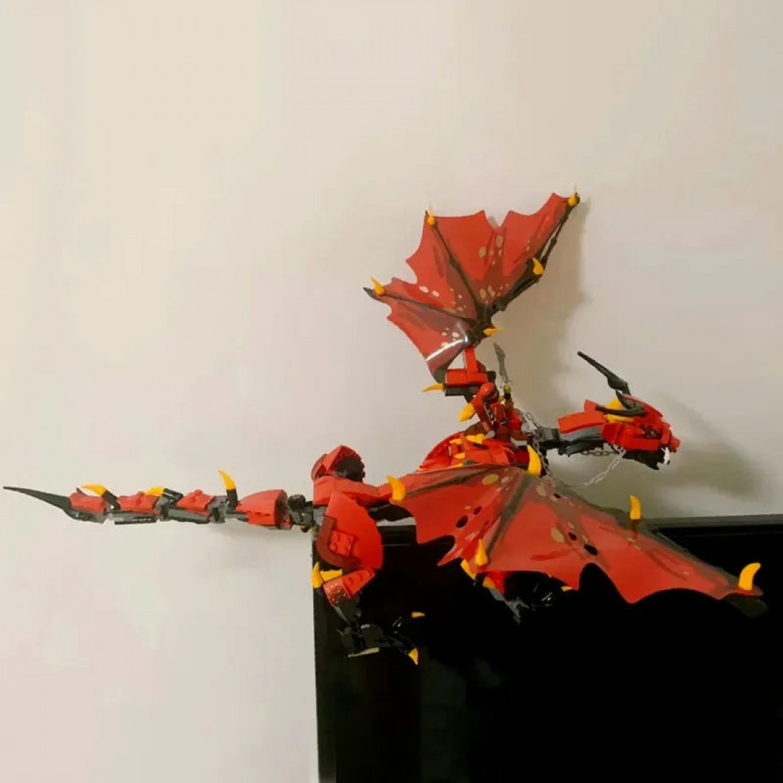 building block ninjago moc firstborns dragon 60098 bricks toys
