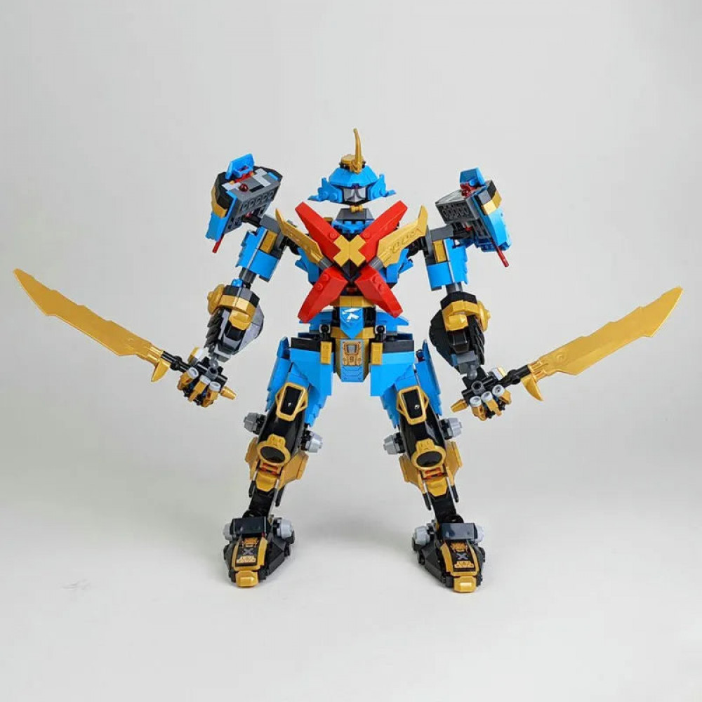 building block ninjago moc samurai x mech 60010 bricks toy - building ...