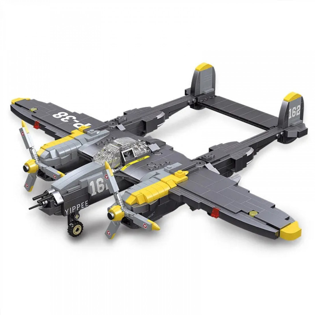 building block ww2 p38 bomber aircraft bricks toys - building-block-ww2 ...