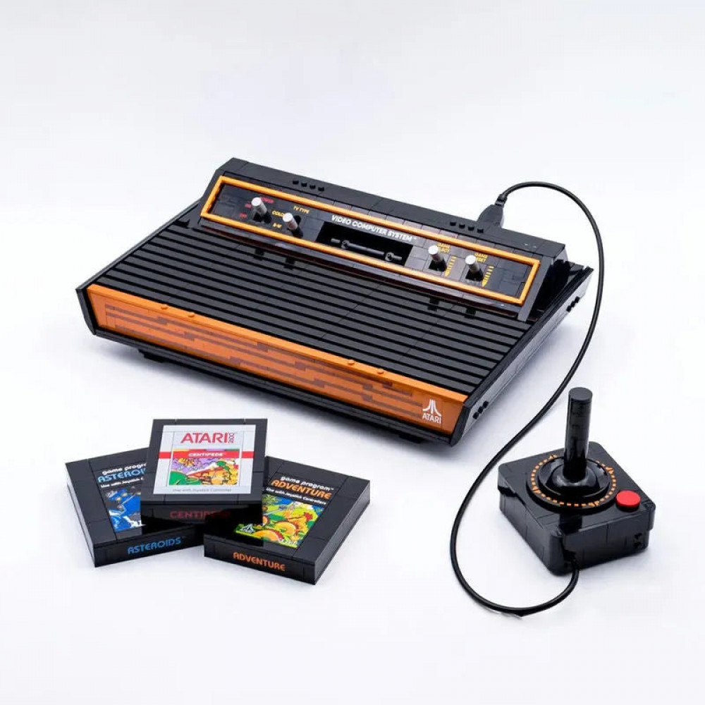 building blocks ideas moc atari 2600 retro game bricks toy - building ...