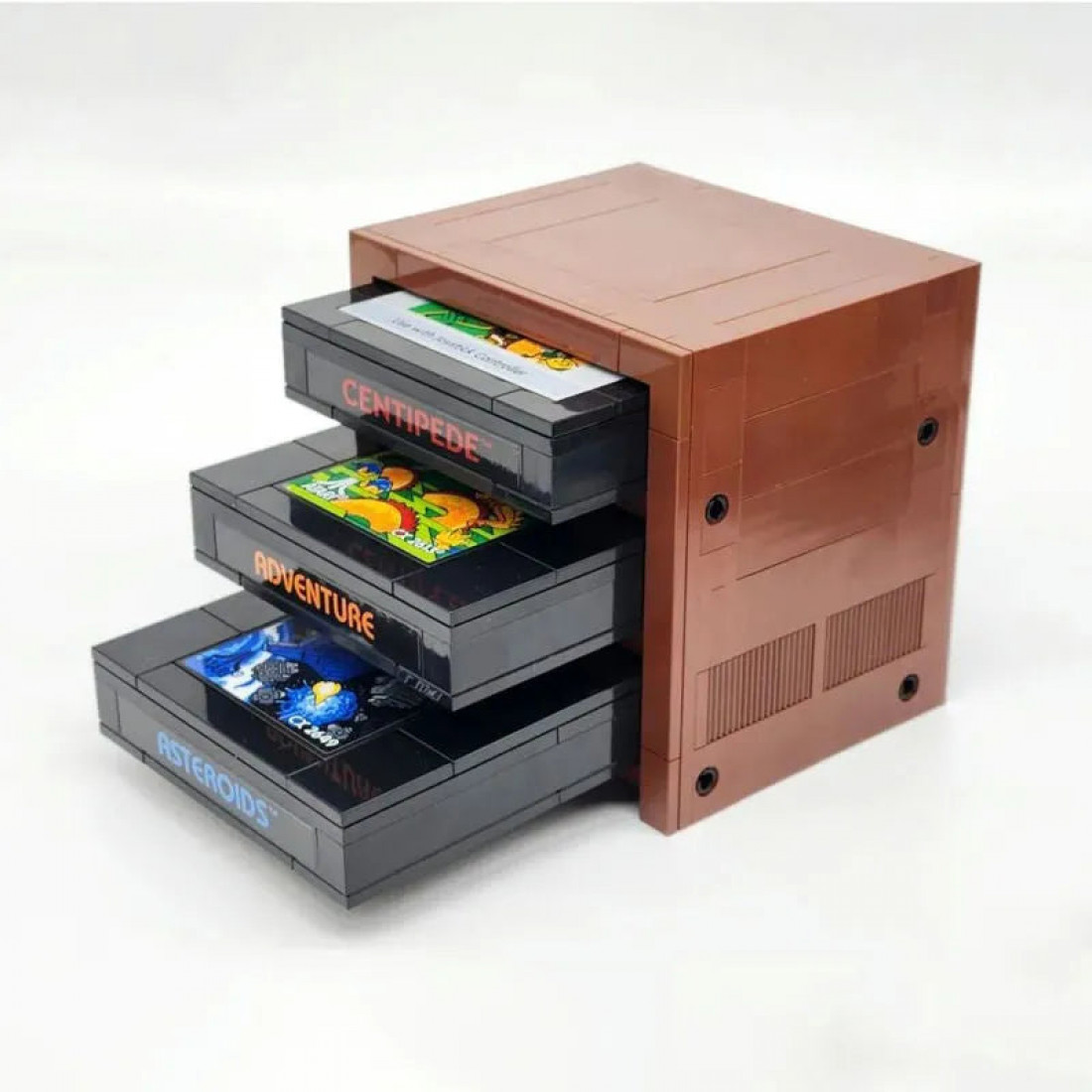 building blocks ideas moc atari 2600 retro game bricks toy - building ...