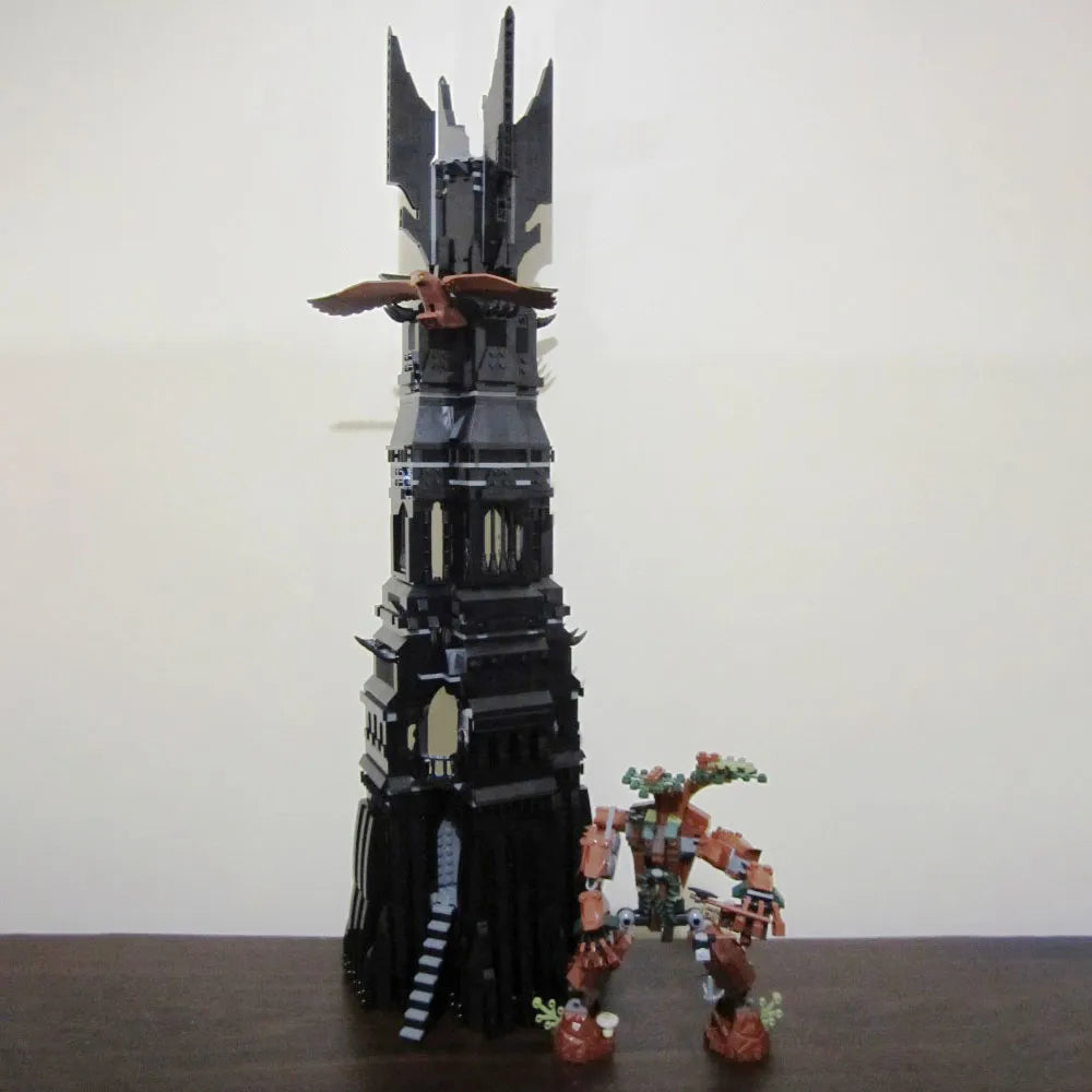 building blocks movie moc ucs pinnacle of orthanc tower kids toys ...