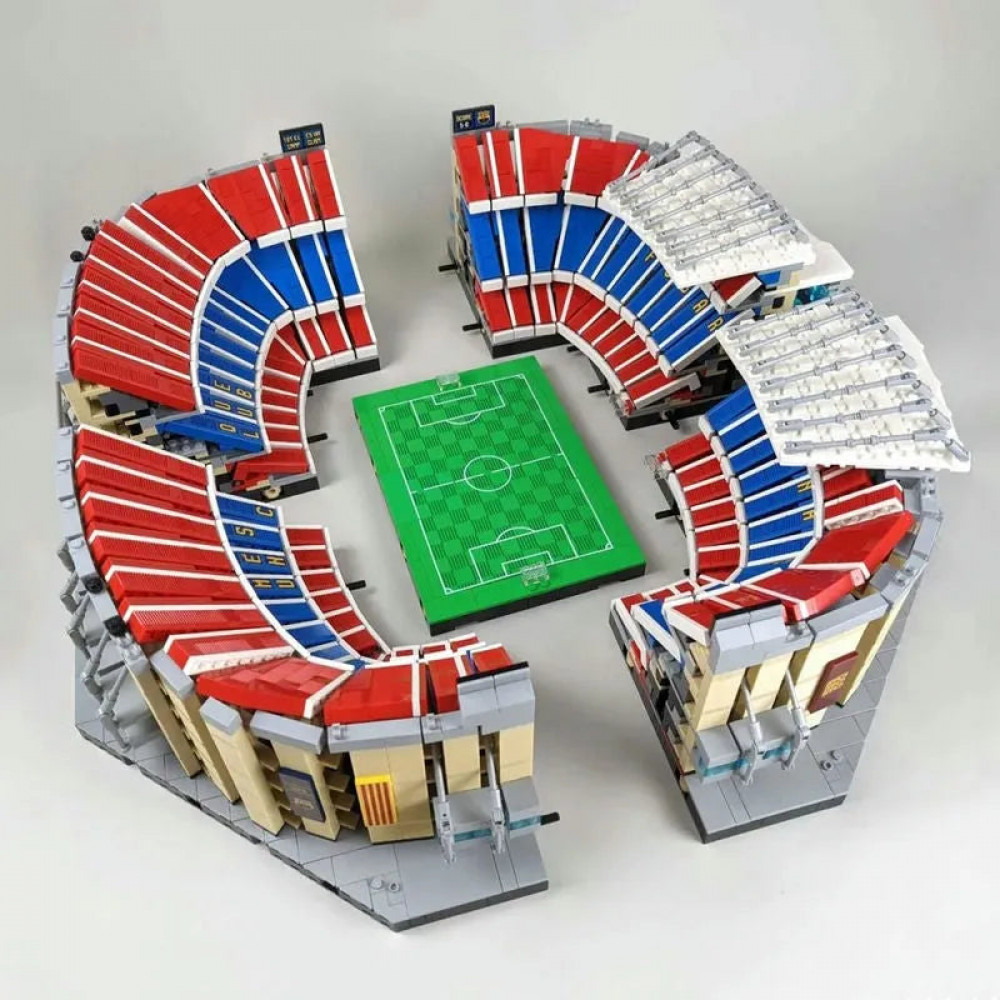 creator expert moc fc barcelona football stadium bricks toy - creator ...