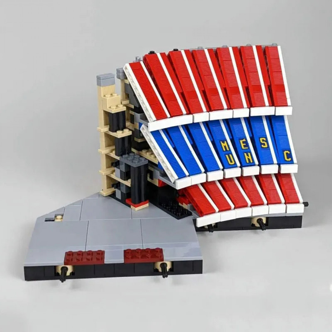 creator expert moc fc barcelona football stadium bricks toy - creator ...