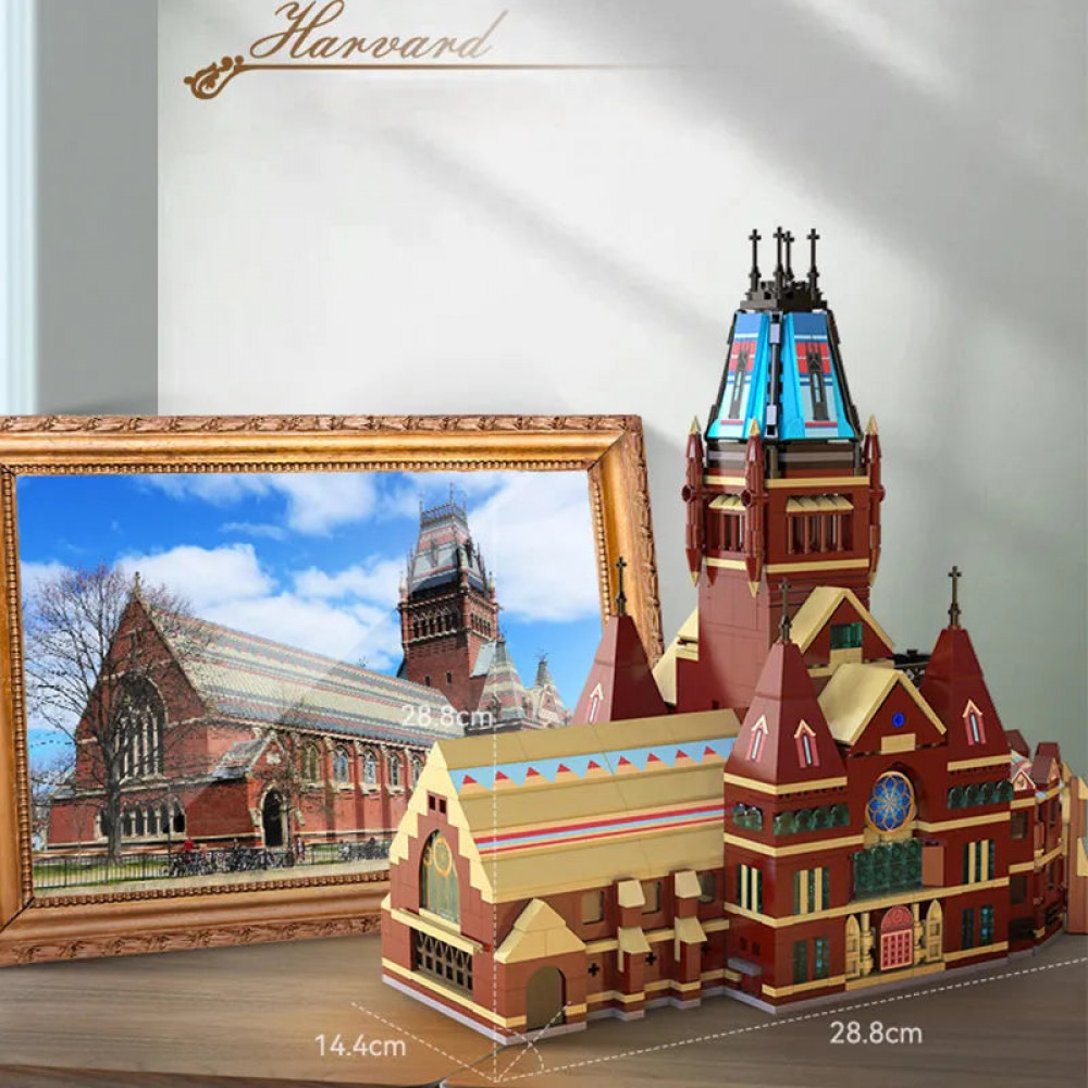 creator expert moc harvard memorial hall bricks toy - creator-expert ...