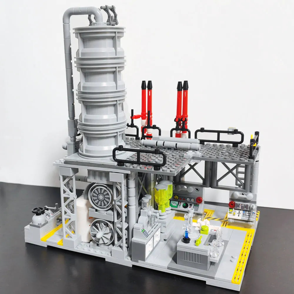 creator experts moc city chemical plant bricks toy - creator-experts ...