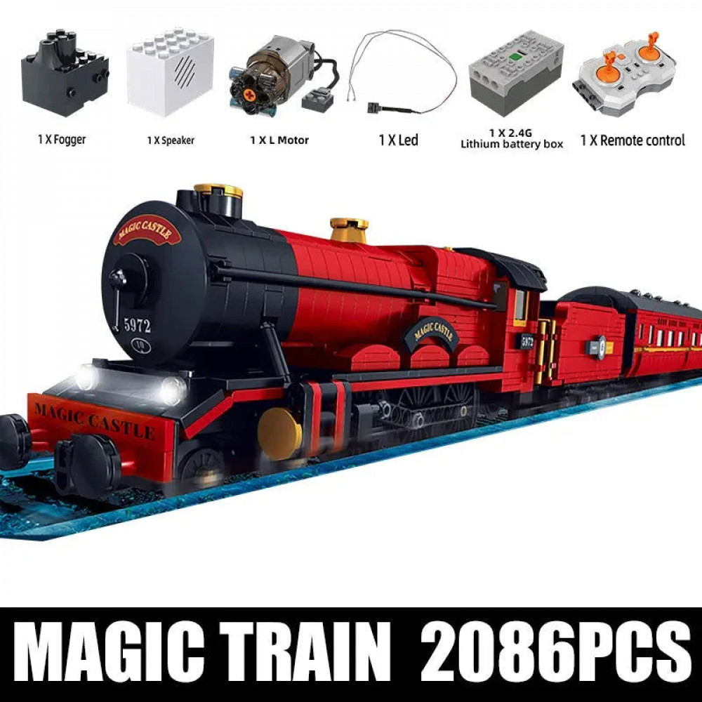 creator experts rc magic castle harry potter train bricks toy - creator ...