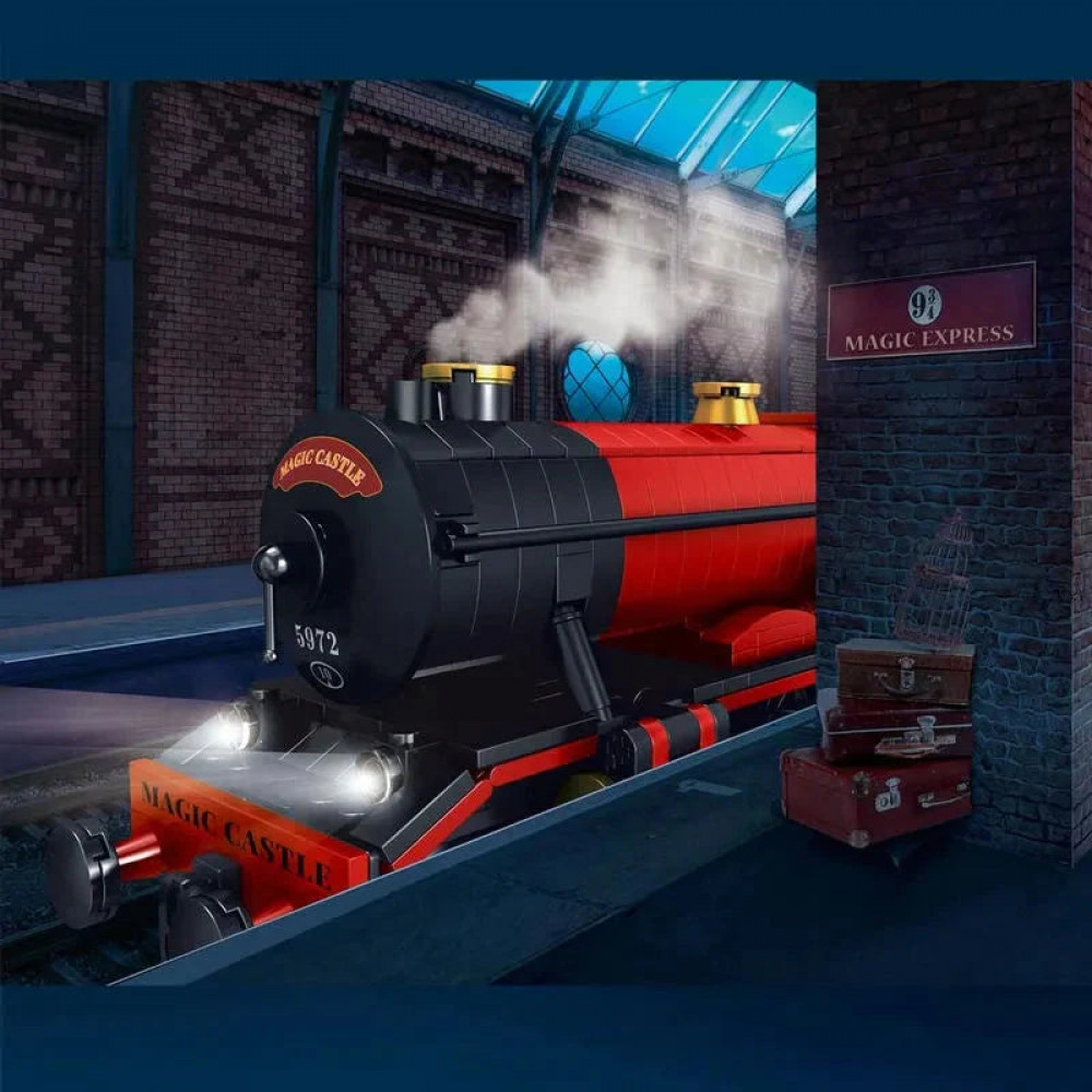 creator experts rc magic castle harry potter train bricks toy - creator ...