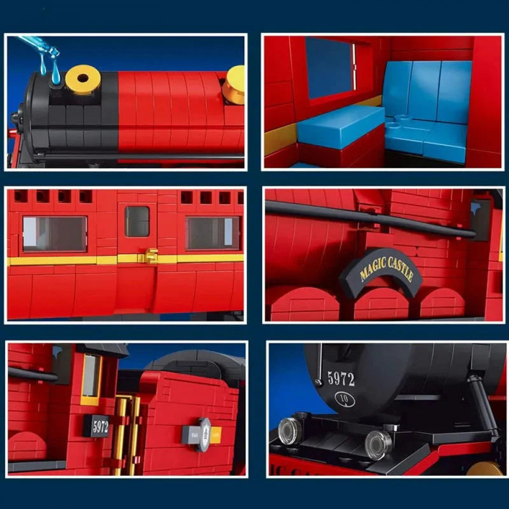 creator experts rc magic castle harry potter train bricks toy - creator ...