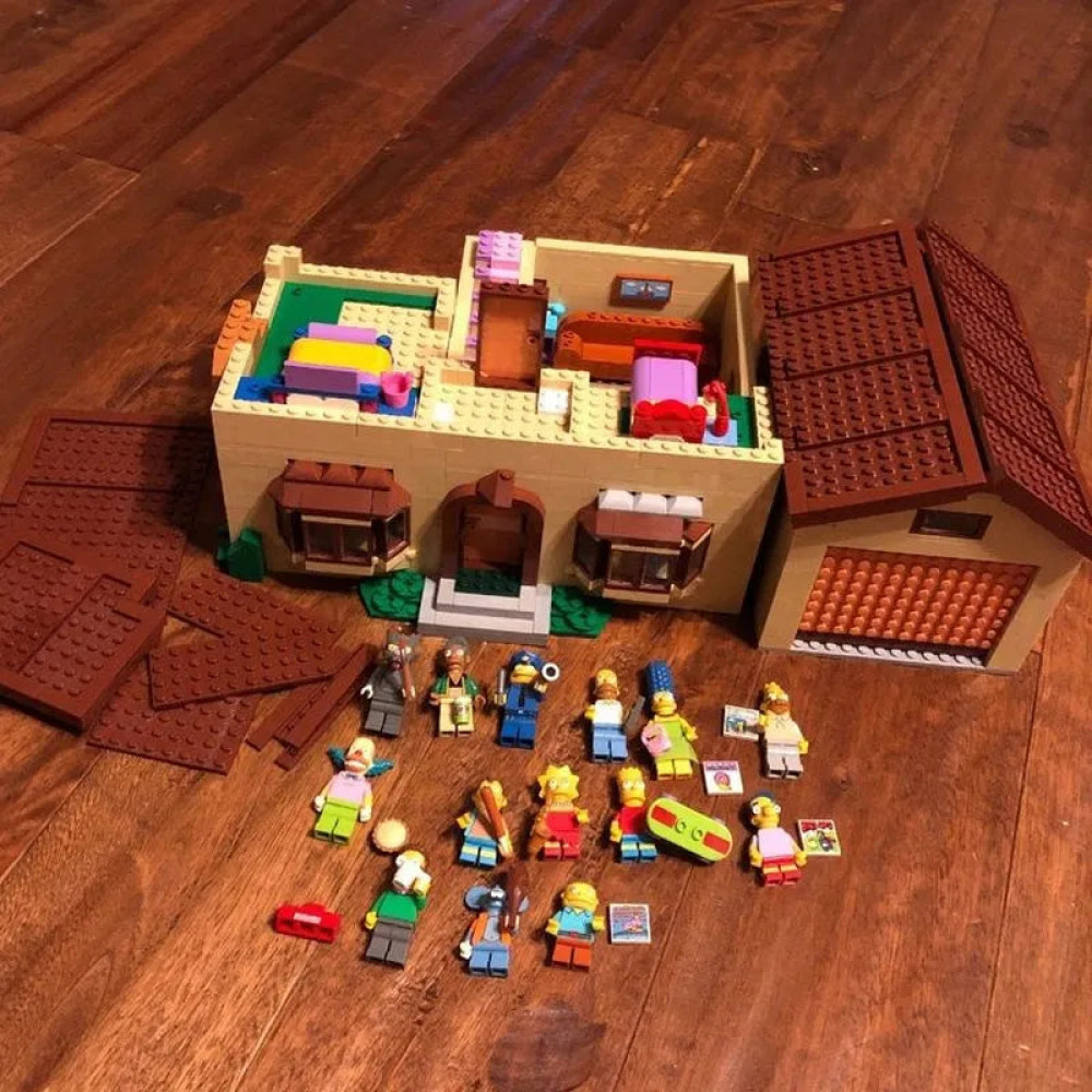 creator movie moc the simpsons house bricks toy - creator-movie-moc-the ...