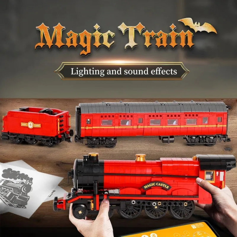 creator rc magic world castle harry potter train bricks toys - creator ...