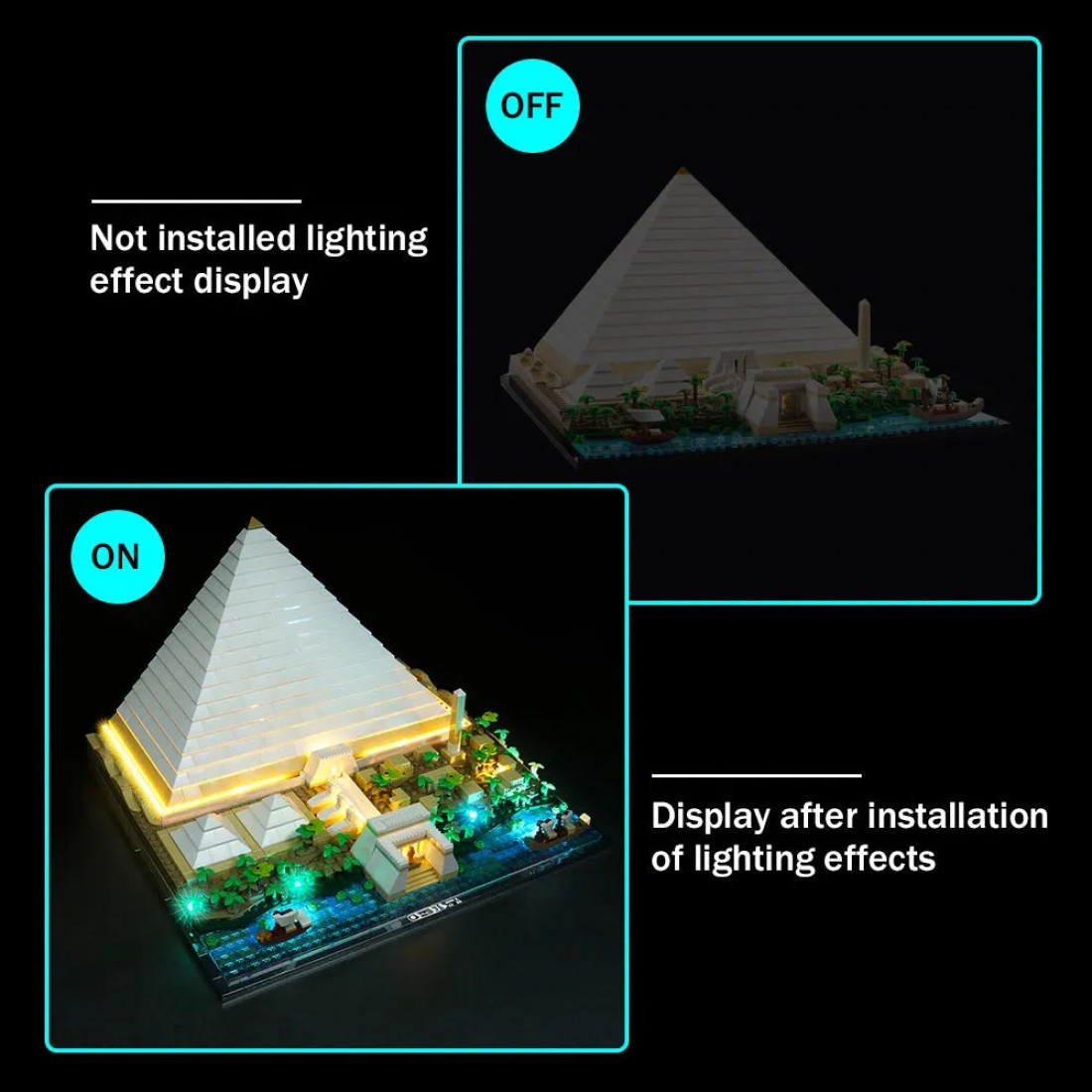 diy led lights kit for ideas 21058 the great pyramid - diy-led-lights ...