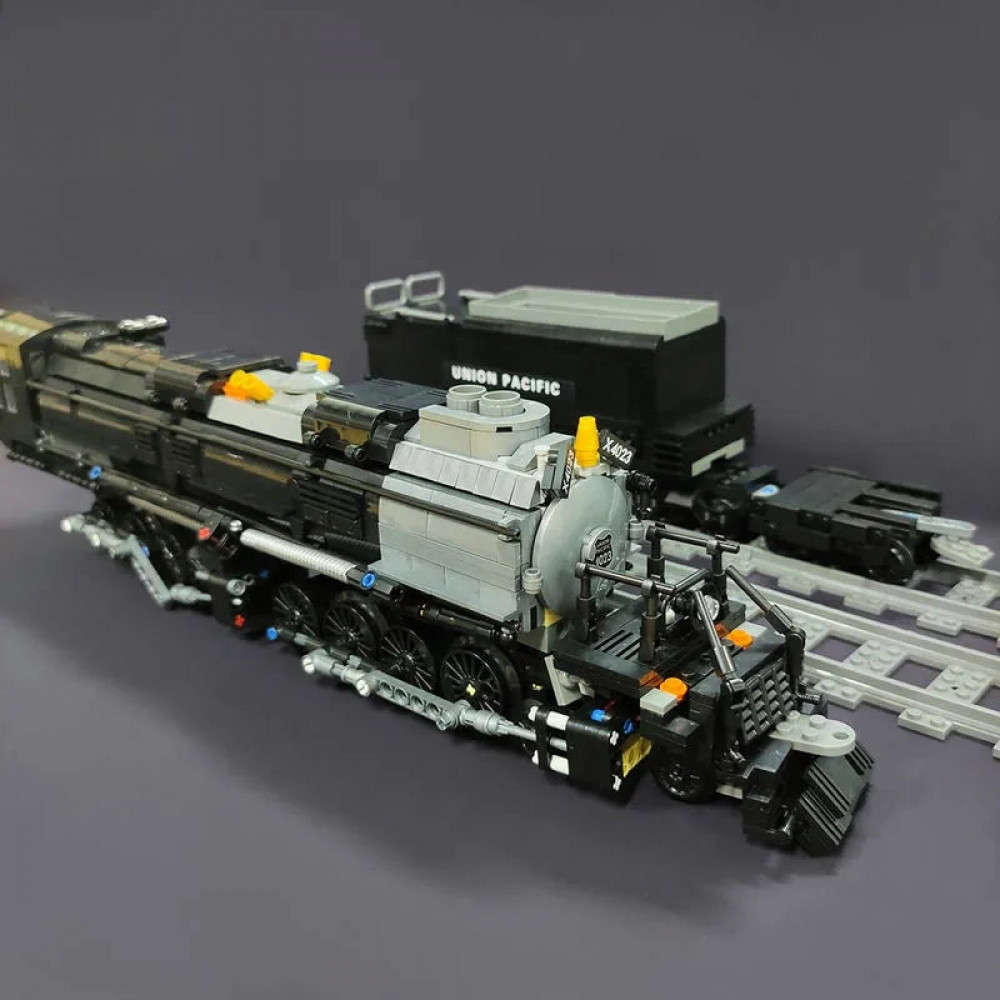 expert moc bigboy steam locomotive train bricks toy 59005 - expert-moc ...