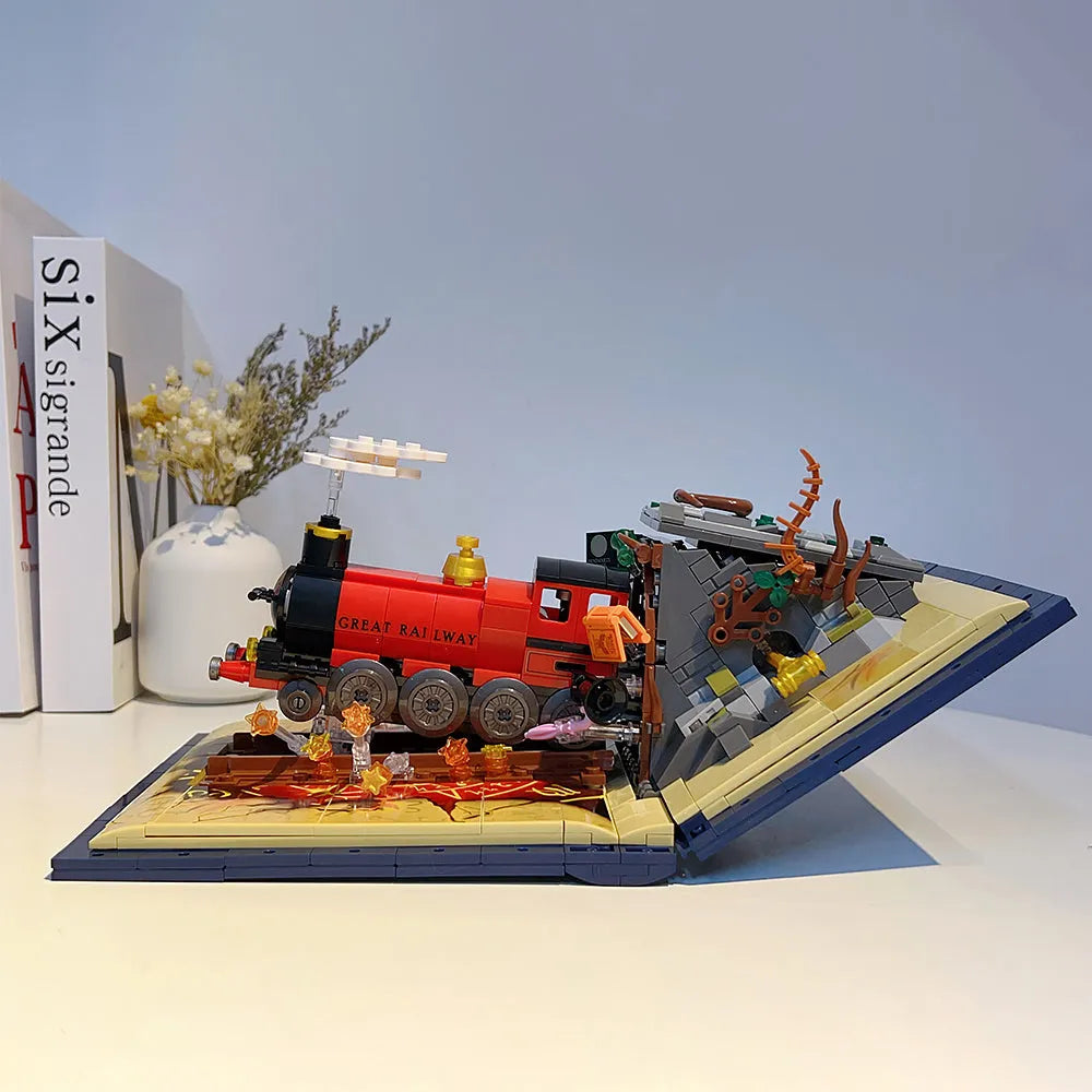 harry potter moc hogwarts express train bricks toy - harry-potter-moc-hogwarts-express-train ...