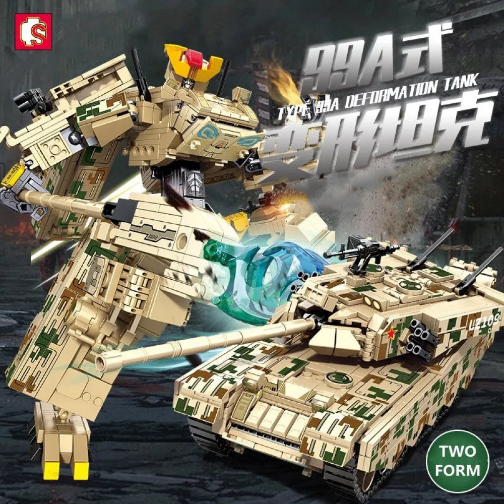 mecha transformers robot battle tank deformation bricks toy - mecha ...
