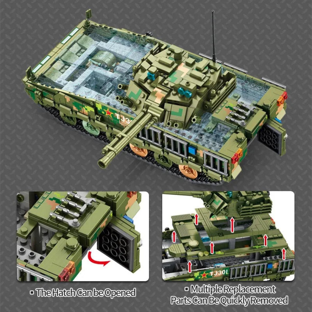 military moc 04a infantry fighting war vehicle bricks toys - military ...