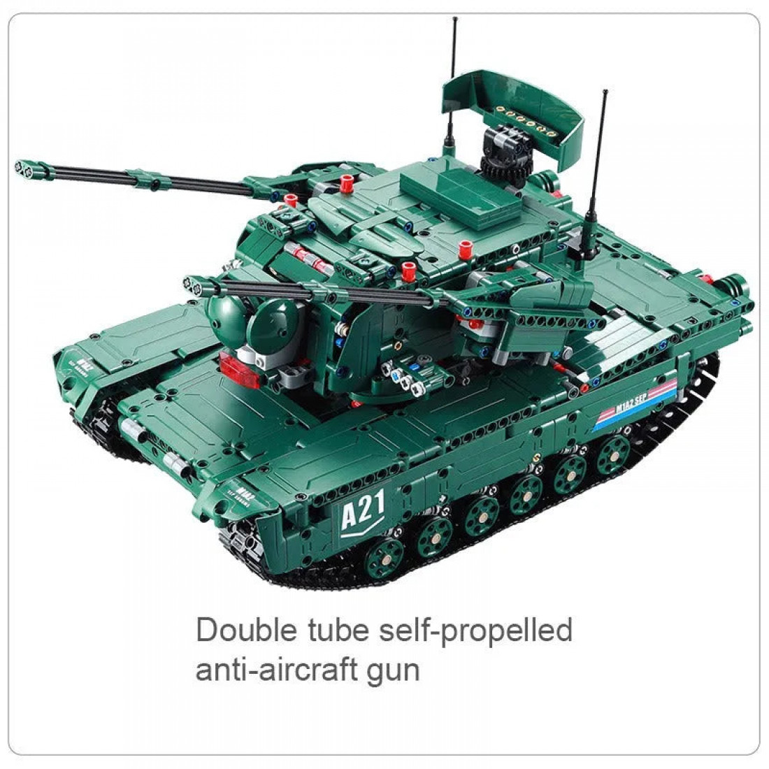 military moc motorized m1a2 main battle tank bricks toy - military-moc ...