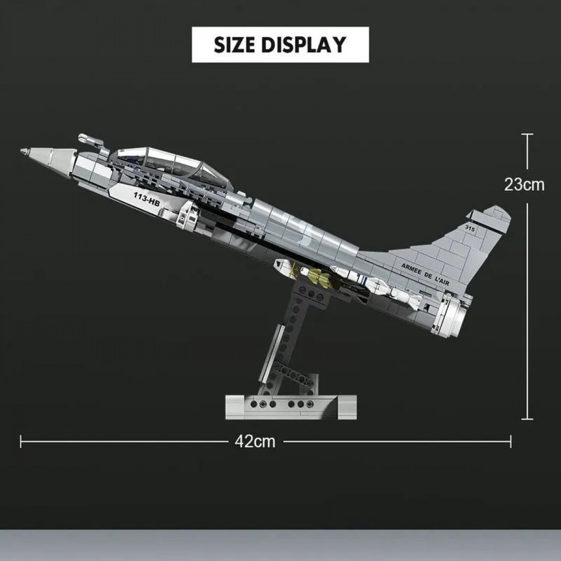 military moc rafale air fighter jet plane bricks kids toys - military ...