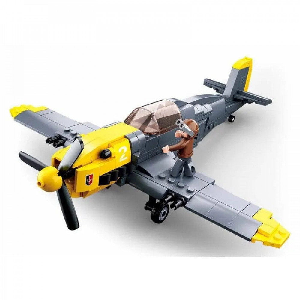 military moc ww2 bf 109 fighter aircraft bricks toy - military-moc-ww2 ...
