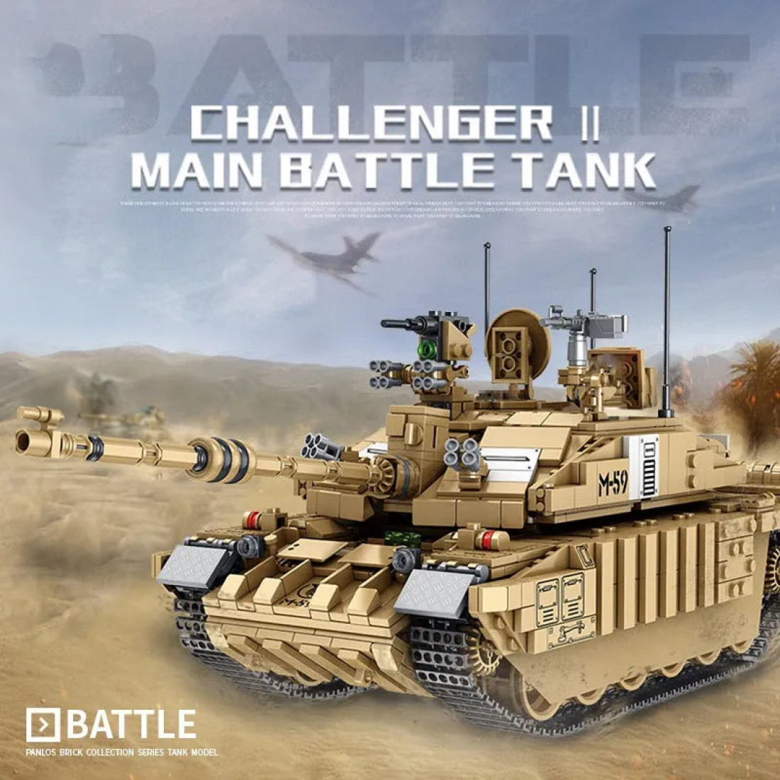 military moc ww2 challenger 2 main battle tank bricks toys - military ...