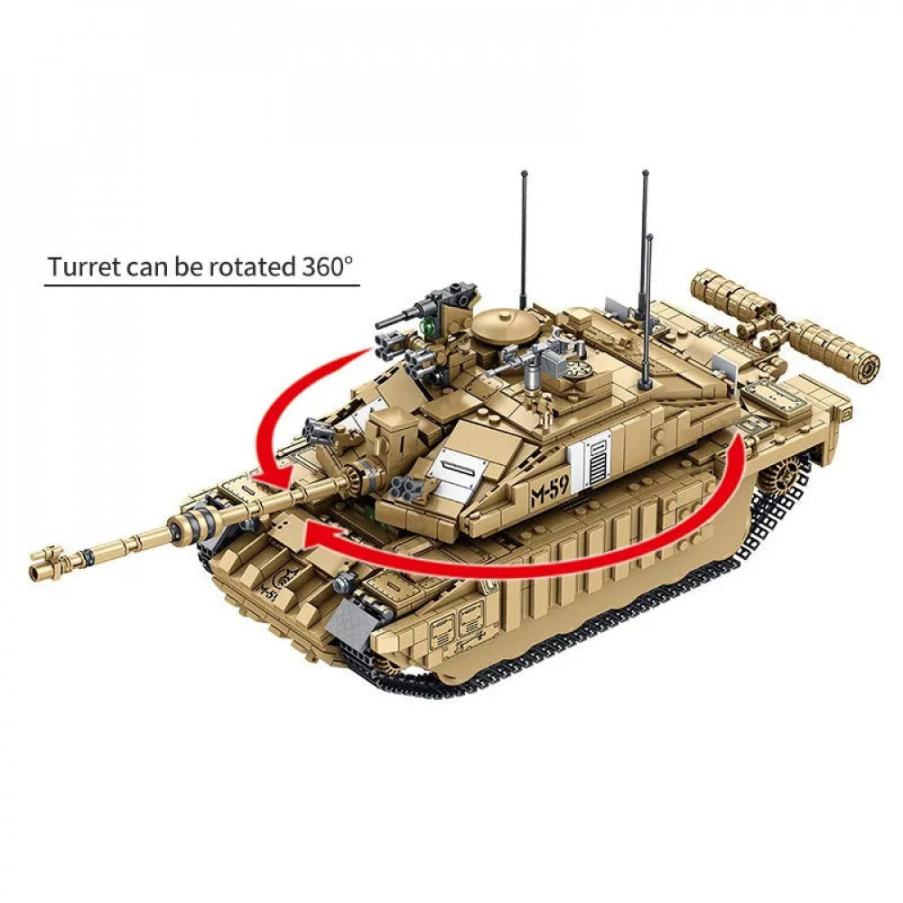 military moc ww2 challenger 2 main battle tank bricks toys - military ...