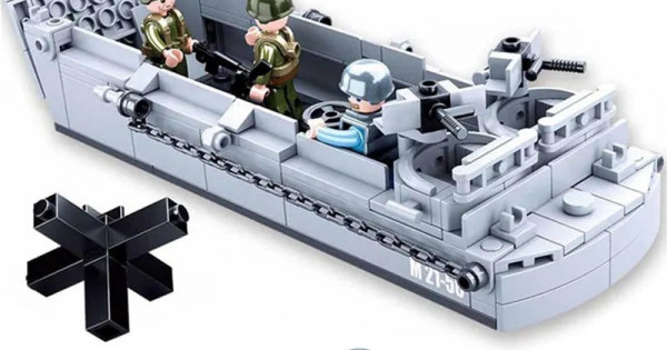 military moc ww2 us higgins landing craft bricks toys - military-moc ...
