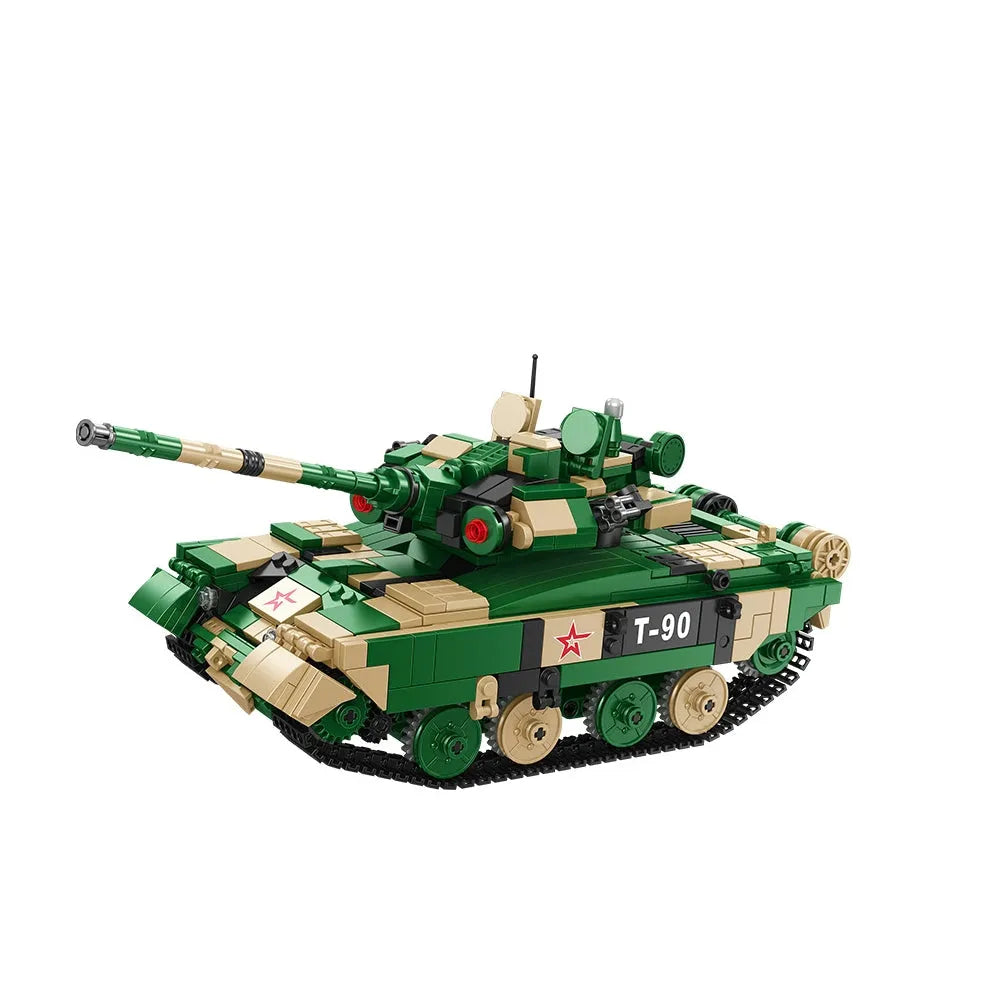 military rc motorized t90 main battle tank bricks toy - military-rc ...
