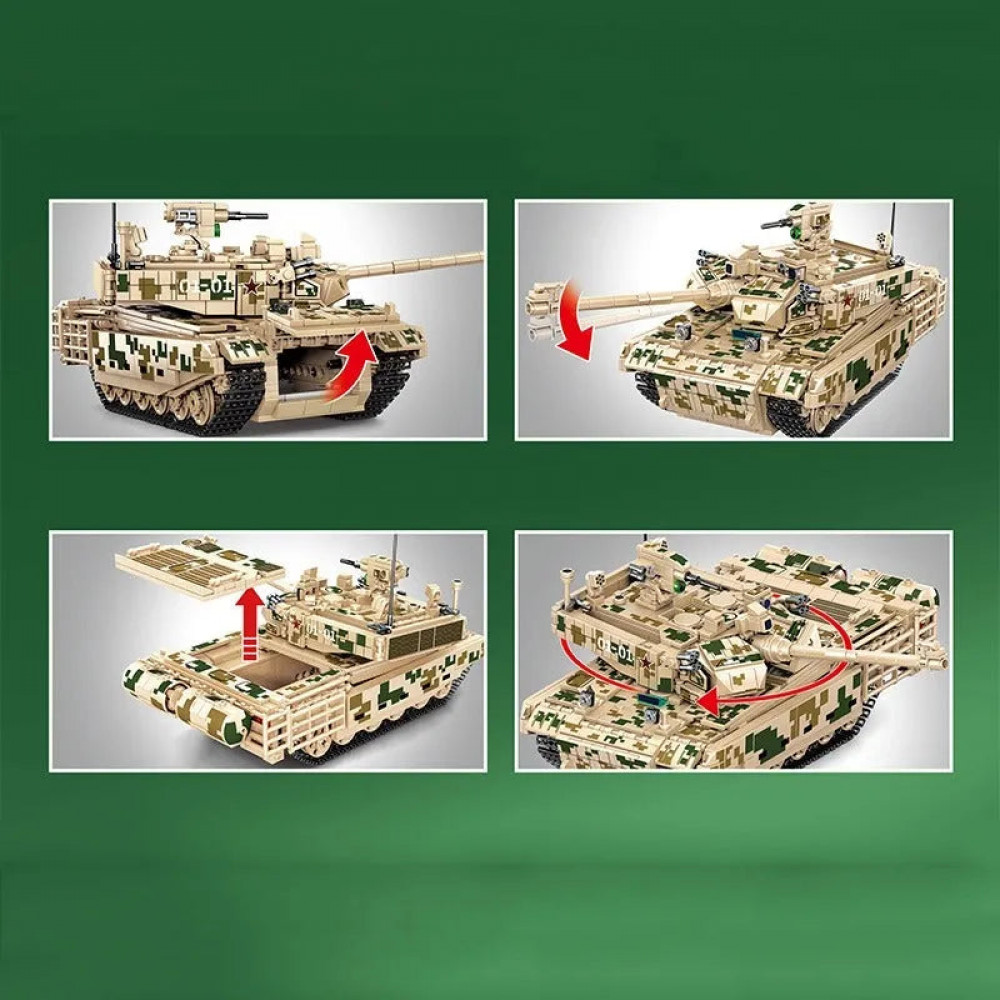 military ww2 99a main battle tank bricks toy - military-ww2-99a-main ...