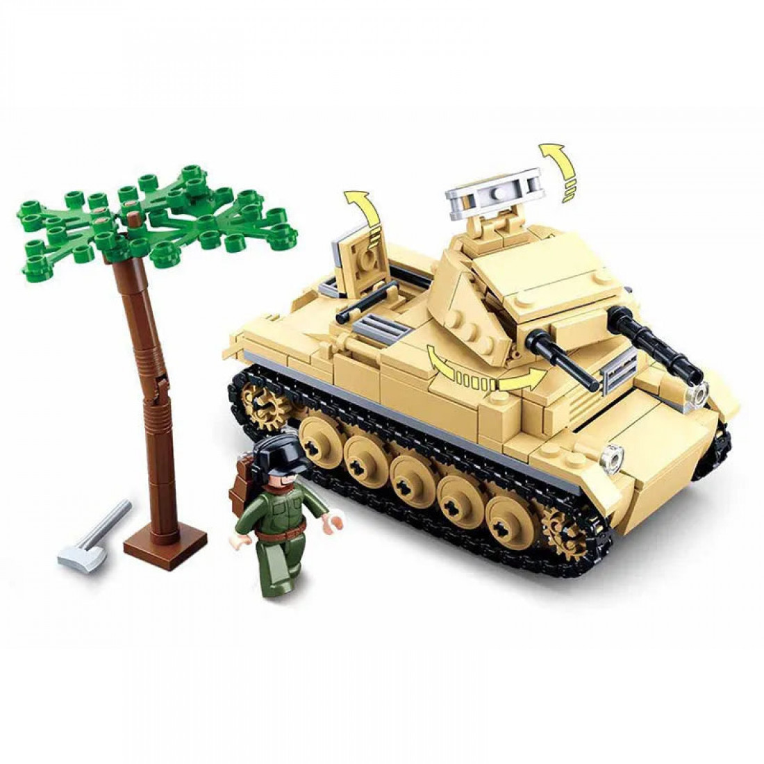 military ww2 german army panzer tank bricks toy - military-ww2-german ...