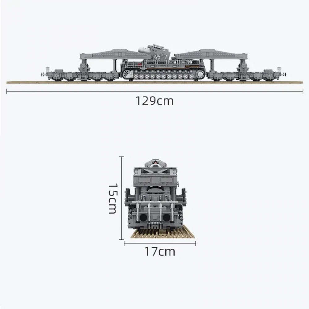 military ww2 karl heavy carronade mortar railway bricks toy - military ...