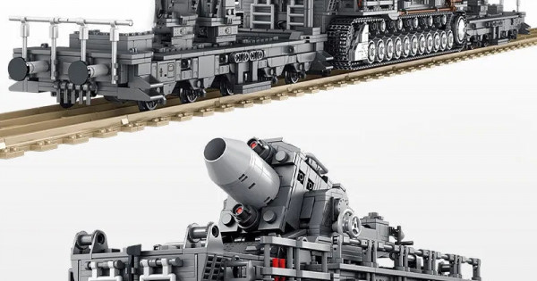 military ww2 karl heavy carronade mortar railway bricks toy - military ...