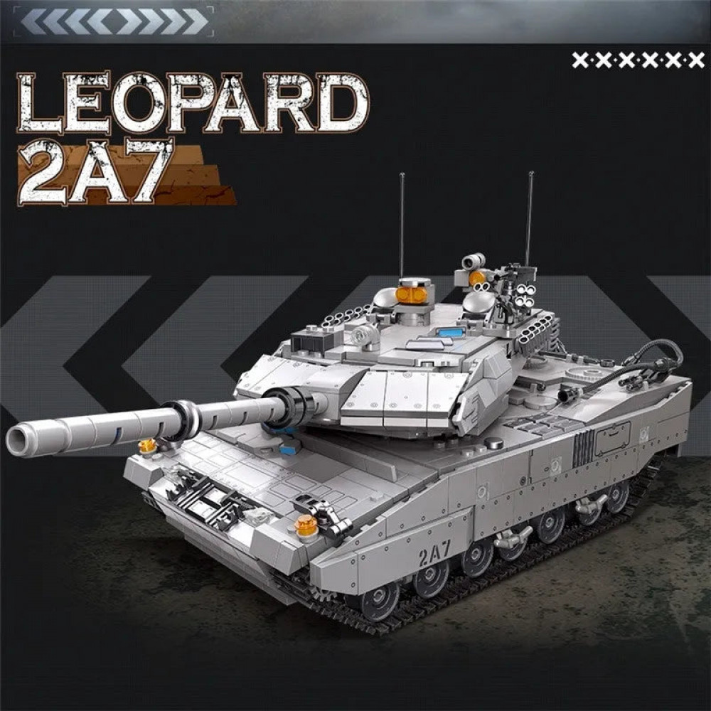 military ww2 leopard 2a7 main battle tank bricks toy - military-ww2 ...
