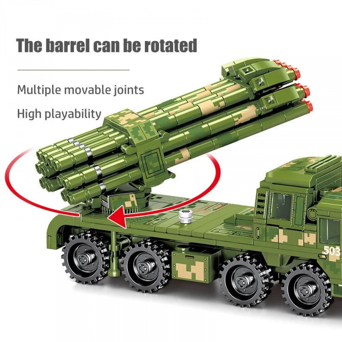 military ww2 phl-03 self propelled rocket launcher bricks toys ...