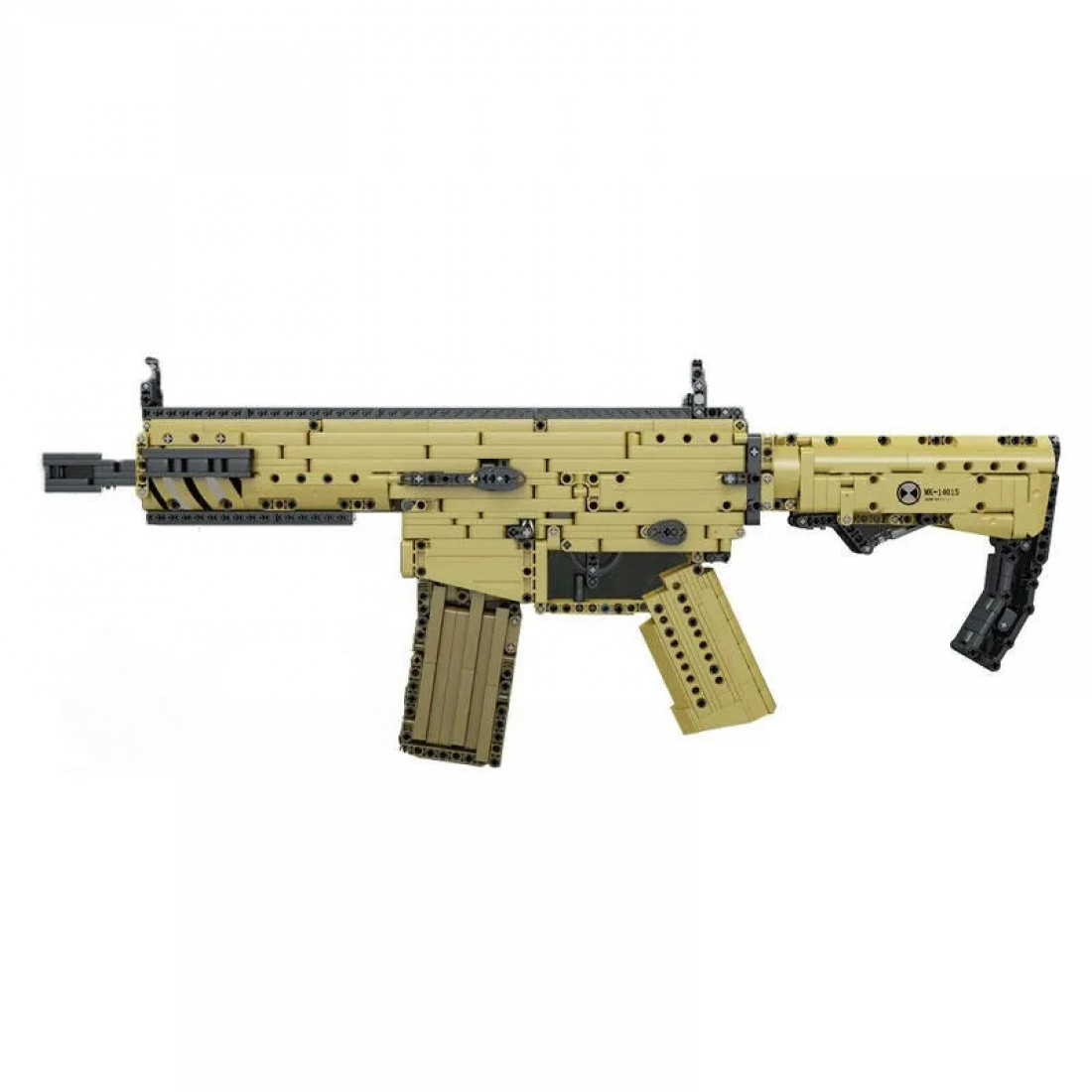 moc 14015 military scar assault rifle gun bricks toys - moc-14015 ...
