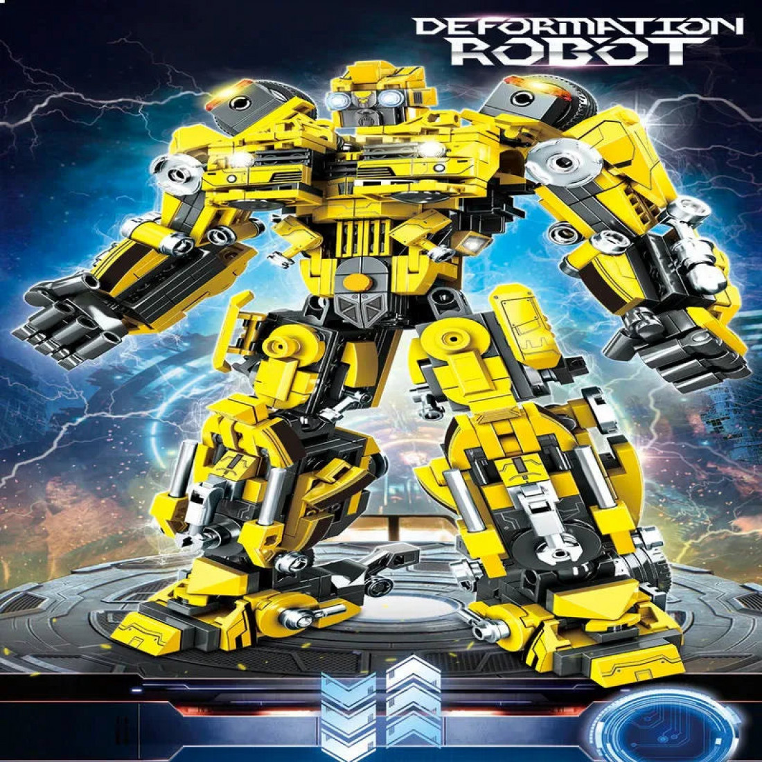 moc 7014 transformer deformation war robot bricks toys - moc-7014 ...