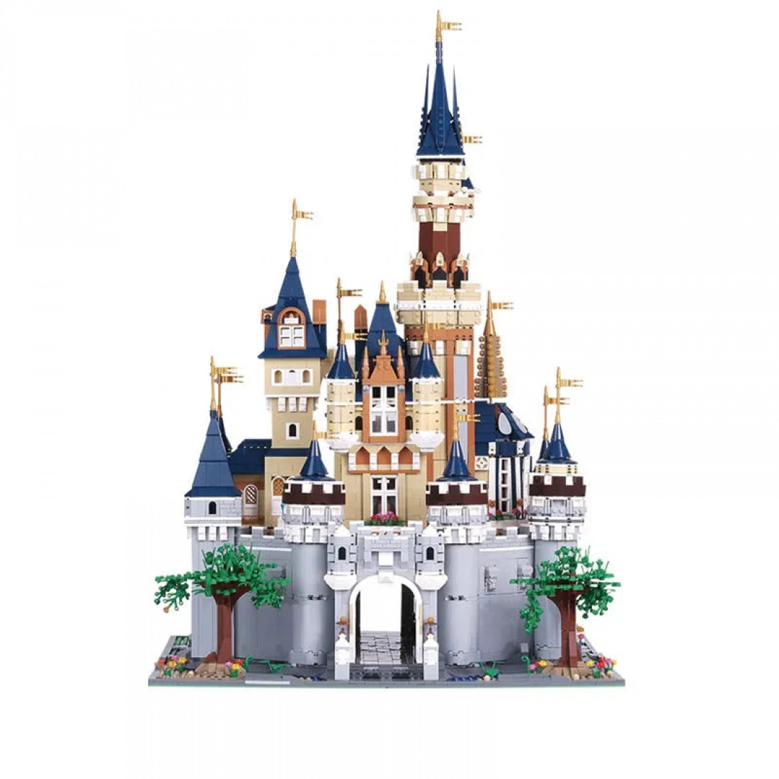 moc creative expert girl princess paradise castle bricks toy - moc ...