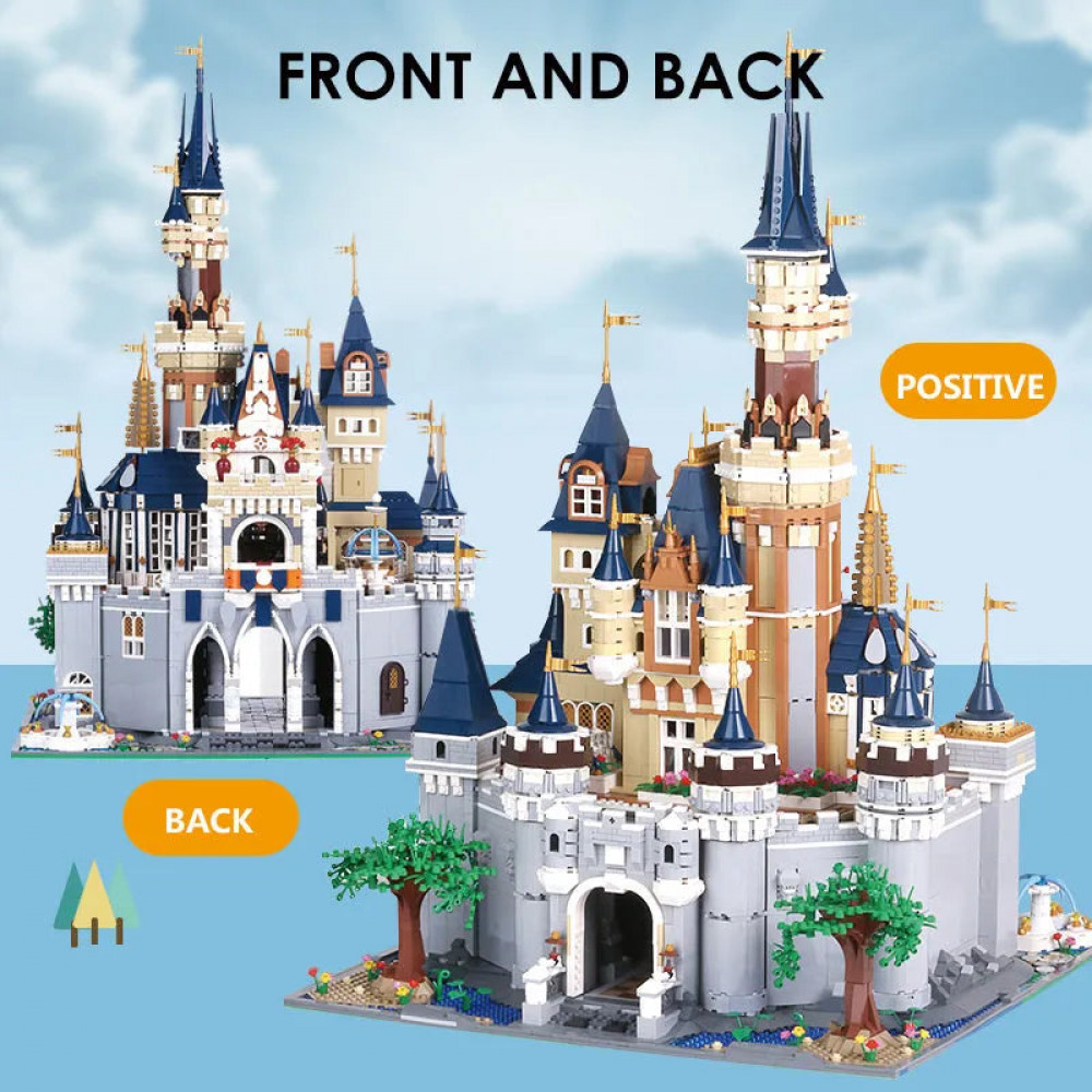 moc creative expert girl princess paradise castle bricks toy - moc ...