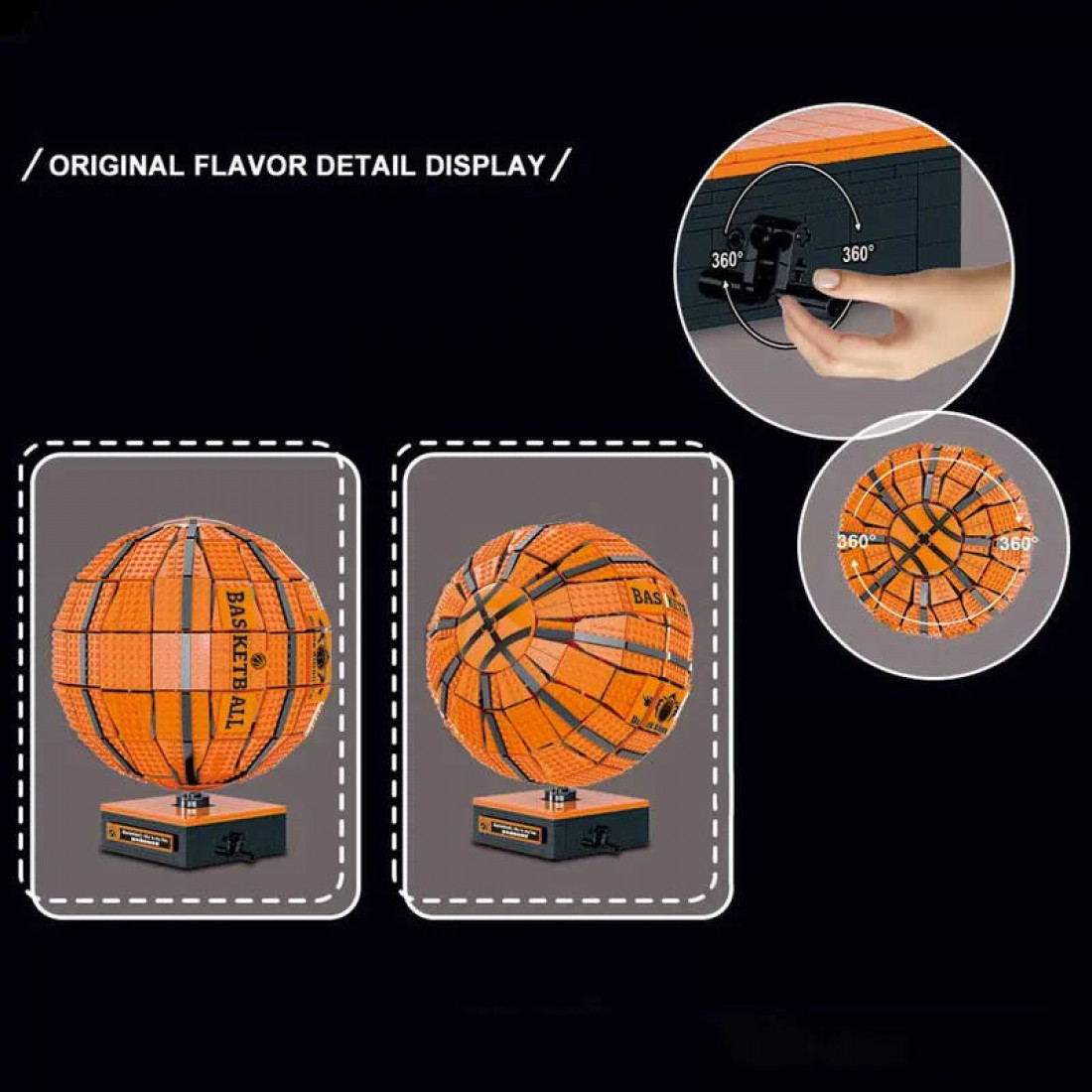 moc creator idea expert rotating basketball bricks toy - moc-creator ...