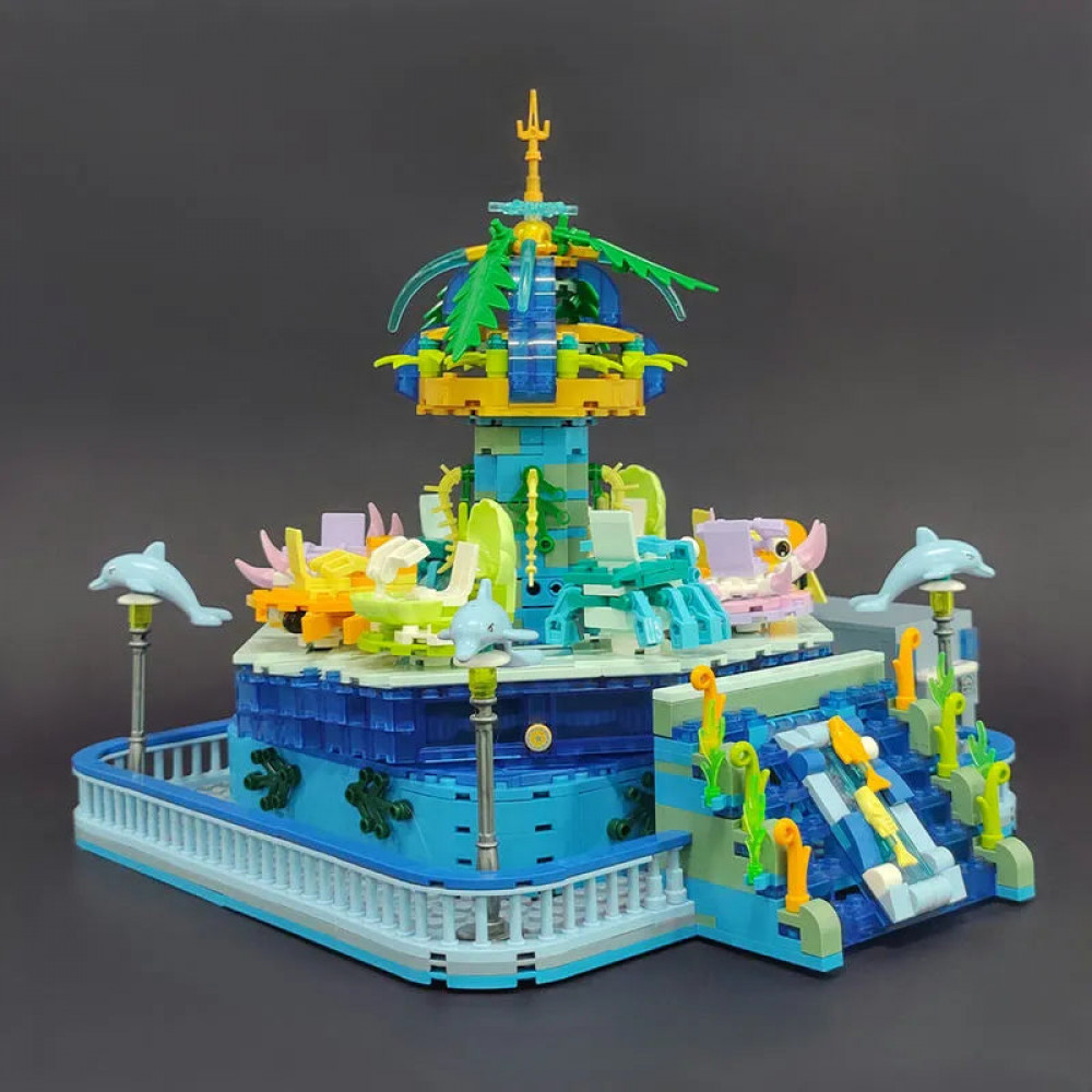 moc idea experts underwater ocean spin bricks kids toys - moc-idea ...