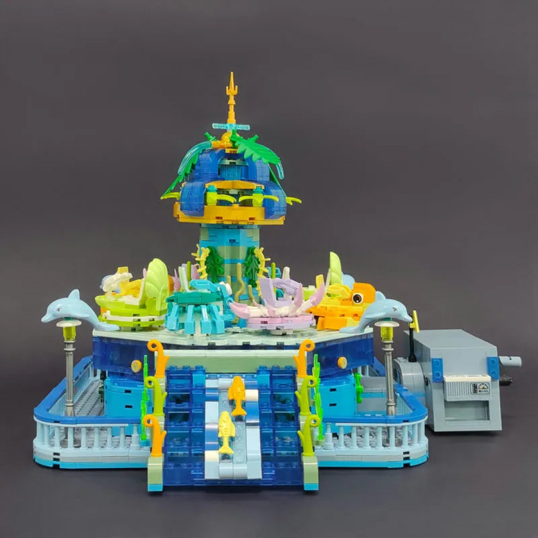 moc idea experts underwater ocean spin bricks kids toys - moc-idea ...