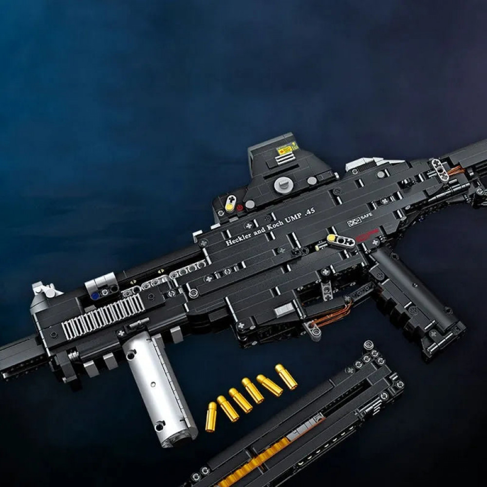 moc military ump45 smg gun assault rifle bricks toy - moc-military ...