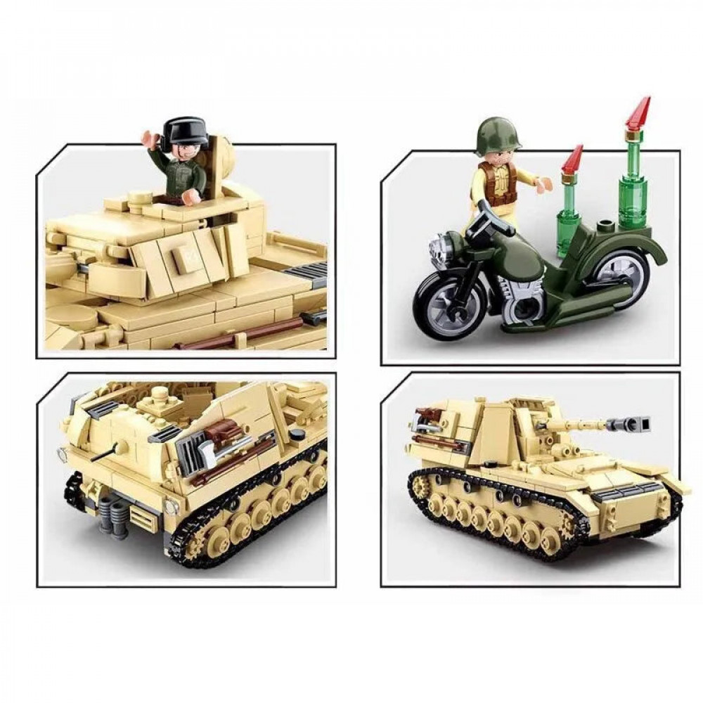 moc military ww2 german panzer iv tank kids bricks toys - moc-military ...