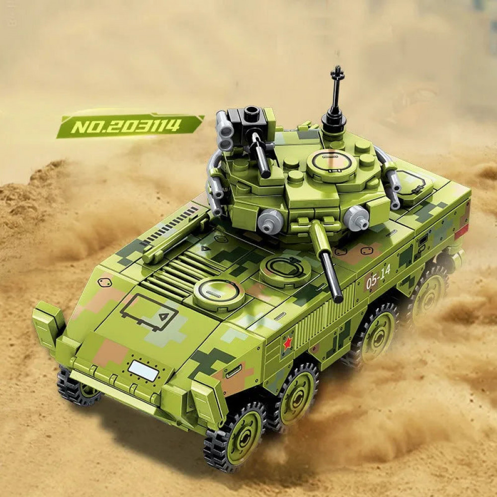 moc military ww2 infantry fighting vehicle kids bricks toy - moc ...